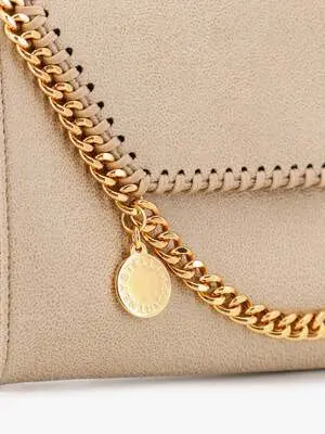 Stella McCartney Falabella Wallet Shaggy Deer - Beige