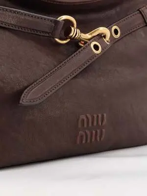 Miu Miu Aventure Leather Shoulder Bag