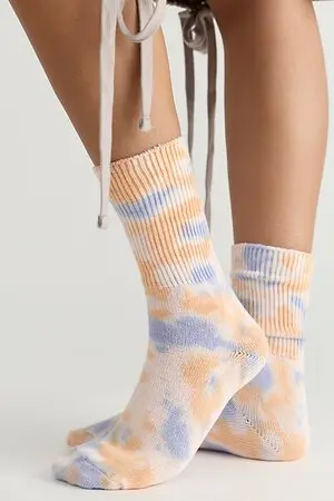 Free People Whimsical Dyed Crew Socks