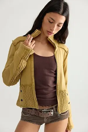 Free People We The Free My Inn Zip-up