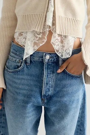 AGOLDE Spiral Twisted Seam Jeans - Venture