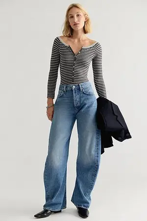 AGOLDE Spiral Twisted Seam Jeans - Venture