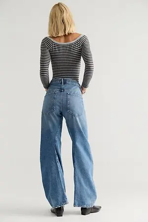 AGOLDE Spiral Twisted Seam Jeans - Venture