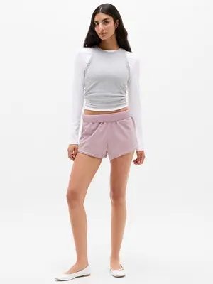 Athleta Airy Cotton Terry Shortie - Blush