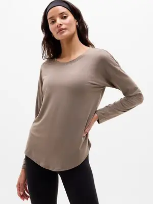 Athleta Move With Ease Top - Umber