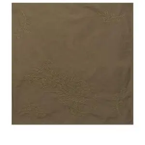DAMSON MADDER Embroidered Headscarf - Khaki