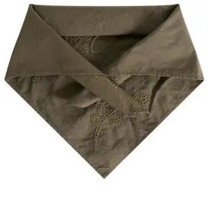 DAMSON MADDER Embroidered Headscarf