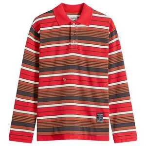 DAMSON MADDER Noah Cinch Rugby Top - Red
