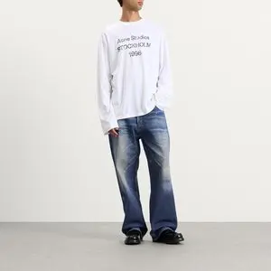 Acne Studios Edden 1996 G Long Sleeve T-shirt - Off White