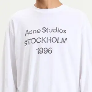 Acne Studios Edden 1996 G Long Sleeve T-shirt - Off White