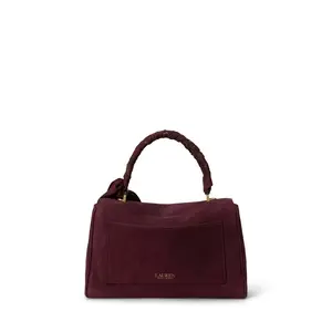 Ralph Lauren Farrah Soft Satchel With Scarf Detail