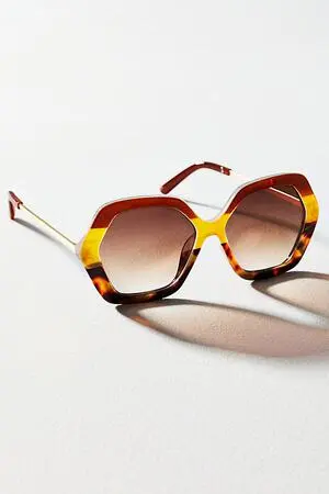 I-SEA Large Geometric Sunglasses