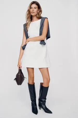 REFORMATION Daxton Mini Dress - White