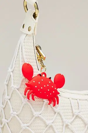POSH TECH Silicone Bag Charm Dark Red