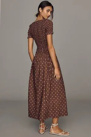 DAMSON MADDER Raphaela Cotton Midi Dress