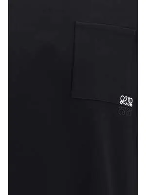 Loewe Cotton T-shirt With Embroidered Logo