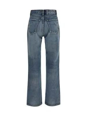 Alaïa Straight-leg Denim Jeans
