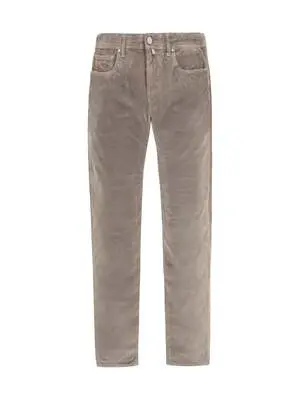 Jacob Cohen Straight-leg Corduroy Trousers - Brown