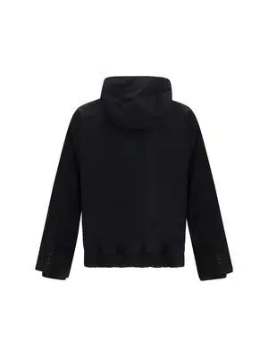 Sacai Hooded Flannel Jacket