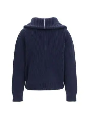 Malo High-neck Zip Sweater
