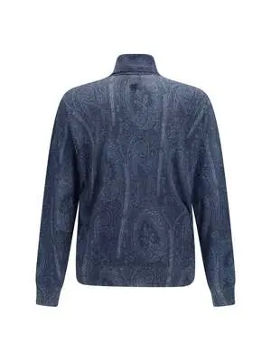 Etro Printed Turtleneck Sweater