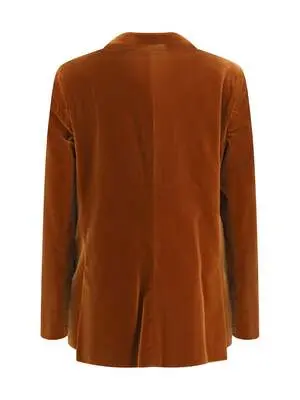 BLAZÉ MILANO Blazè Milano Jealousy Everynight Velvet Blazer - Brown