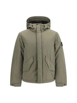 Stone Island Padded Micro Reps Jacket - Green