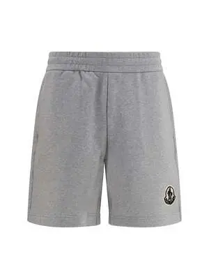 Moncler Tracksuit Shorts With Logo - Gray