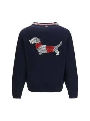 Thom Browne Hector Donegal Yarn Cardigan