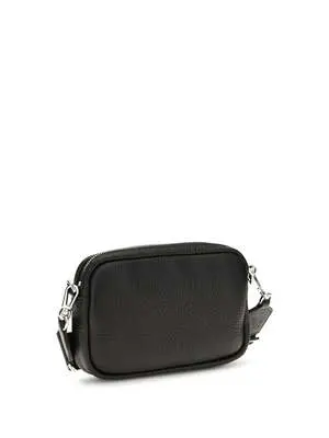 Loewe Small Pebble Messenger Shoulder Bag - Black