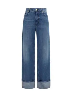 Dolce & Gabbana Straight-leg Five-pocket Jeans - Blue