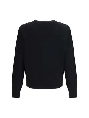 AMI Paris De Coeur Crew Neck Pullover - Black