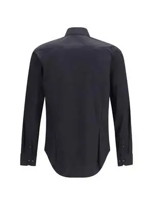 Giorgio Armani Shirt Slim Fit In Stretch Cotton Poplin