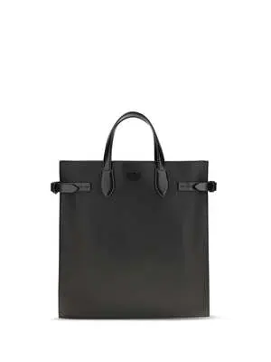 Valentino Garavani Medium Grained Leather Shopping Bag - Black