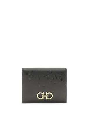 FERRAGAMO Calfskin Wallet - Black