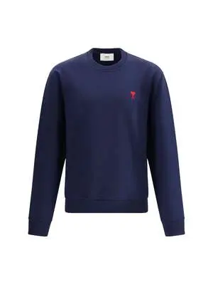 AMI Paris Logoed Sweatshirt - Blue