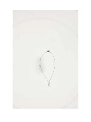 Dior Medallion Necklace - Silver