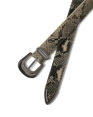 BELLE & BLOOM Reset Western Belt - Brown