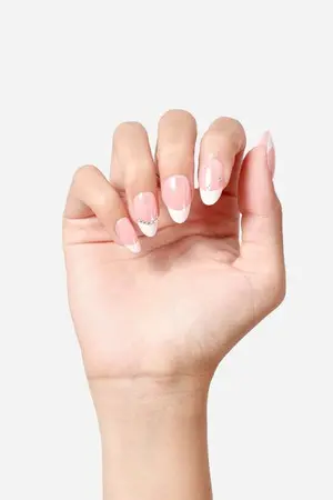 NEVER HAVE I EVER French But Make It Fabulous Short Almond Press On Nails