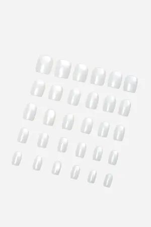 NEVER HAVE I EVER Casual But Make It Chic Square Press On Nails
