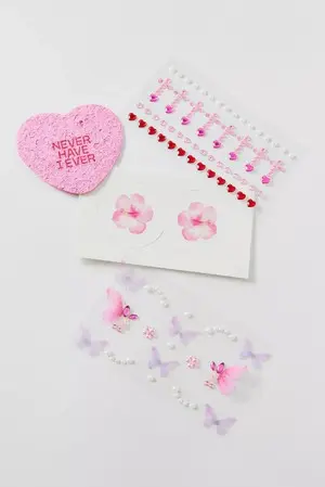 NEVER HAVE I EVER Crystal Bloom Face Adornments