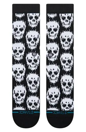 Stance Static Skull Crew Socks