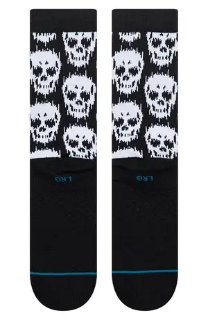 Stance Static Skull Crew Socks