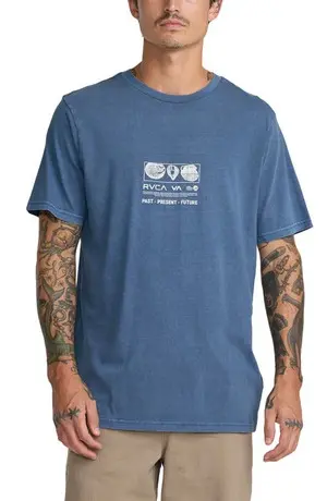 Rvca Crustaceous Cotton Graphic T-shirt