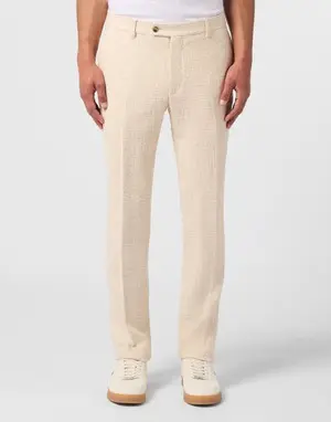 Philipp Plein Tailored Linen Bouclé Trousers
