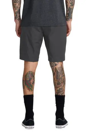 Rvca Water Repellent Hybrid Shorts - Black