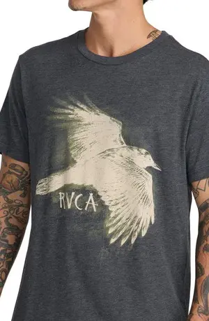 Rvca Horton Raven Graphic T-shirt