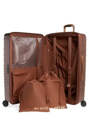 BEIS The Large Check-in Hardside Roller Suitcase - Maple