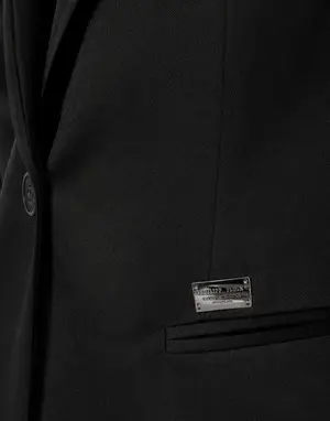 Philipp Plein Cady Cargo Fit Blazer - Black