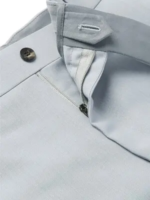 Dunhill Slim-fit Mohair And Wool-blend Suit Trousers